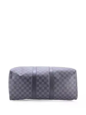 LOUIS VUITTON Keepall Bandoulière 45 Travel Bag - Black