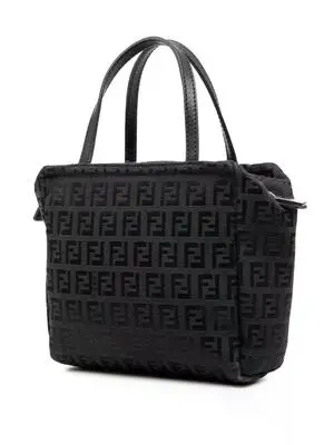 Fendi Mini Zucchino Canvas Handbag