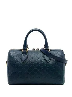 Gucci Boston Bag Satchel - Blue