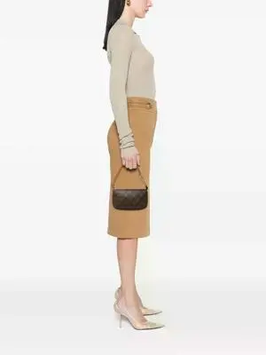LOUIS VUITTON Monogram Mini Pochette Accessoires Handbag - Brown