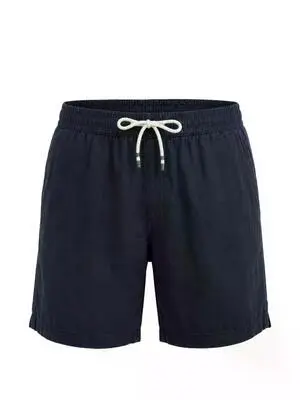 Hartford Flap-pocket Swim Shorts - Blue