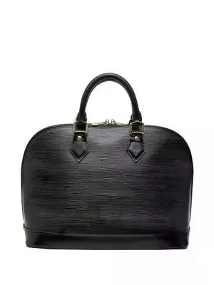 LOUIS VUITTON Epi Alma Pm Handbag - Black