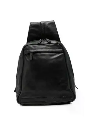 Miu Miu Leather Logo-embossed Backpack