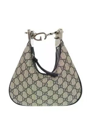 Gucci Small Gg Supreme Canvas Attache Crossbody Bag - Neutrals