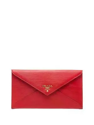 Prada Vitello Move Envelope Clutch Bag