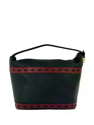Saint Laurent Diamond Cut Leather Handbag