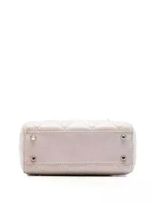 Dior Iridescent Lambskin Lady Satchel - Pink