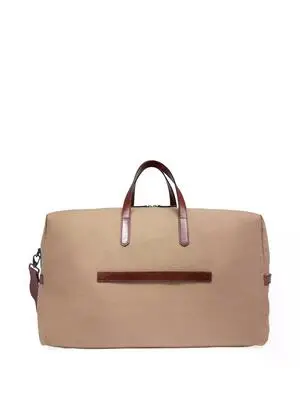 THE BRIDGE Leather Trim Holdall Bag - Neutrals
