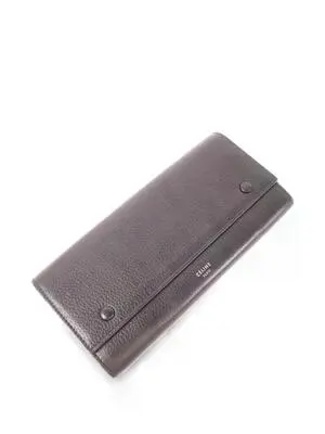 Celine Grained Leather Long Wallet