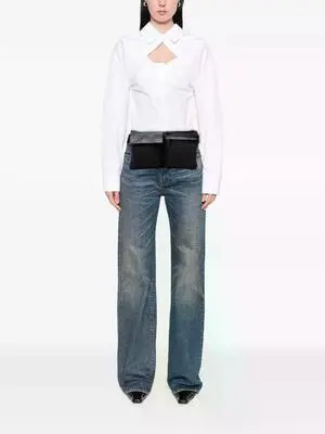 Gucci Gg Canvas Double Pocket Belt Bag