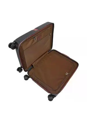 THE BRIDGE Leather-trim Cabin Suitcase