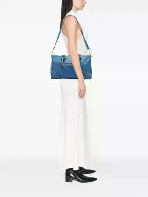 Prada Vitello Daino Zip Top Satchel