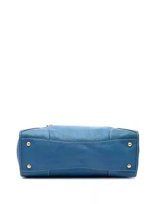 Prada Vitello Daino Zip Top Satchel