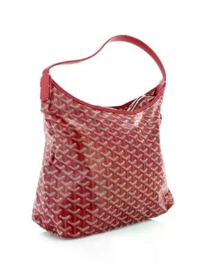 Goyard Boheme Coated Canvas Hobo Bag