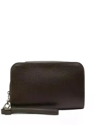 LOUIS VUITTON Taiga Leather Pochette Baikal Clutch Bag - Brown