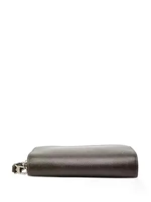 LOUIS VUITTON Taiga Leather Pochette Baikal Clutch Bag