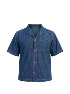 DL1961 Hugh Short-sleeve Shirt - Blue