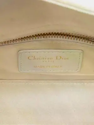 Dior Mini Lady Satchel - White