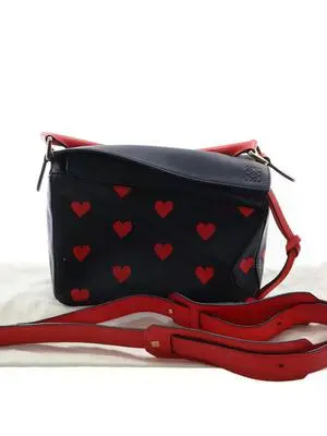 Loewe Small Calfskin Heart Puzzle Satchel