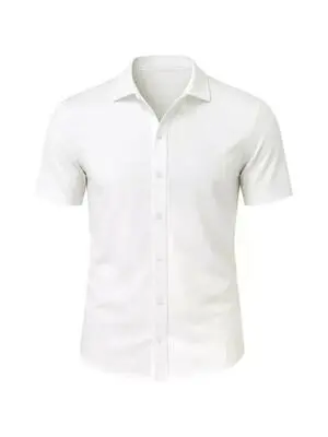 PATRICK ASSARAF Short-sleeve Button-up Shirt - White