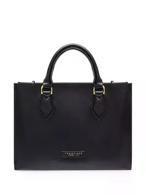 THE BRIDGE Ida Leather Shoulder Bag - Black