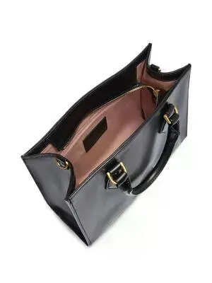 THE BRIDGE Ida Leather Shoulder Bag