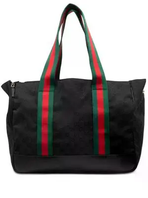 Gucci Gg Canvas Web Dog Carrier Bag