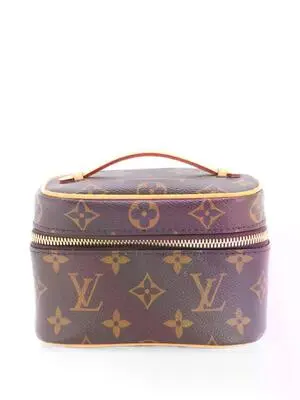 LOUIS VUITTON Nice Vanity Case Monogram Canvas Nano Pouch - Brown