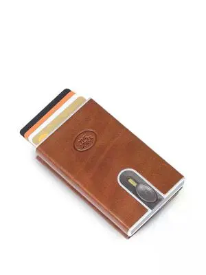 THE BRIDGE Story Rfid Slider-mechanism Leather Card Holder