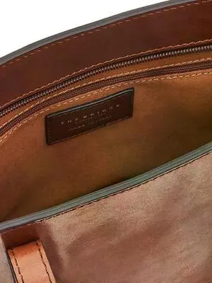THE BRIDGE Leather Zip-top Tote Bag