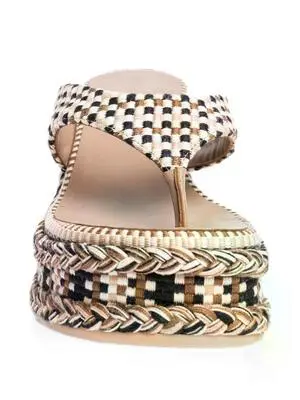 AMAMBAIH Ramona Woven Platform Sandals