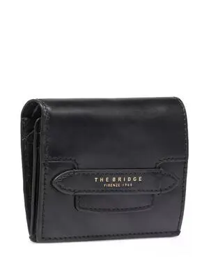 THE BRIDGE Logo-stamp Leather Wallet
