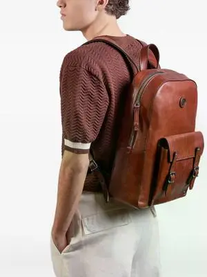 THE BRIDGE Leather Backpack