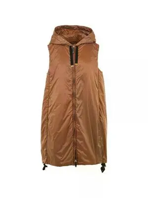 Max Mara The Cube Hooded Gilet - Brown