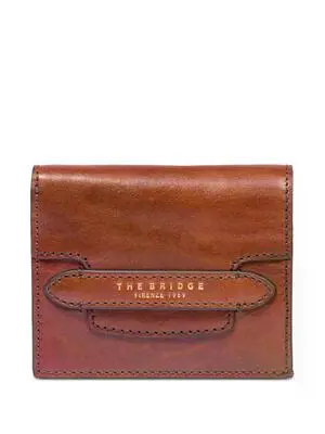 THE BRIDGE Logo-debossed Leather Wallet - Brown