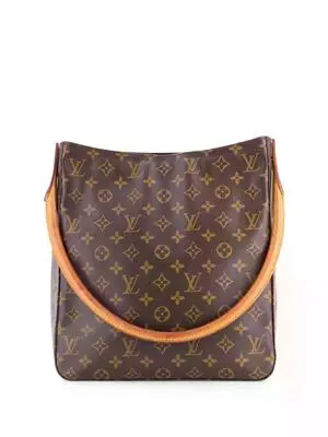 LOUIS VUITTON Monogram Canvas Gm Looping Shoulder Bag - Brown