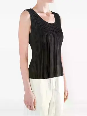 Issey Miyake Sleeveless Top - Black