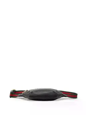 Gucci Grained Calfskin Web Logo Belt Bag