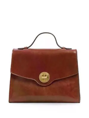 THE BRIDGE Leather Tote Bag - Brown