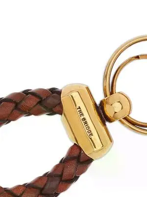 THE BRIDGE Braided Leather Keyring