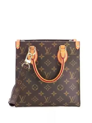 LOUIS VUITTON Sac Plat Nm Bag Monogram Canvas Bb Tote Bag