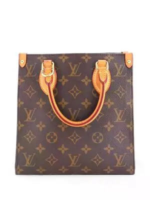 LOUIS VUITTON Sac Plat Nm Bag Monogram Canvas Bb Tote Bag