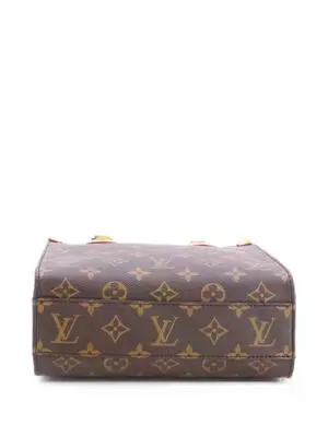 LOUIS VUITTON Sac Plat Nm Bag Monogram Canvas Bb Tote Bag