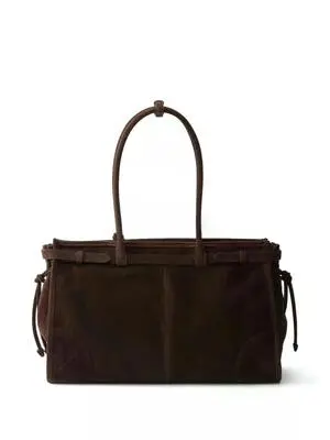 Prada Bonnie Large Suede Handbag