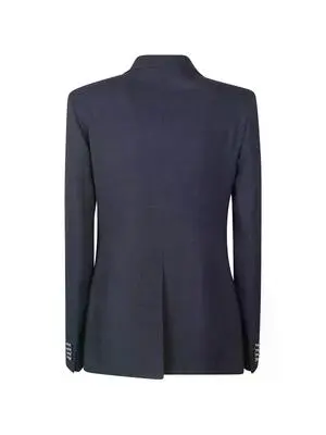Tagliatore Single-breasted Blazer With Peak Lapels