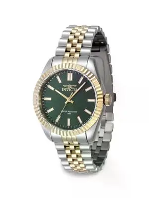 INVICTA Specialty 36mm Fluted Bezel Watch - Green