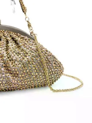 SLO_HAND_MADE Bead-embellished Clutch Bag