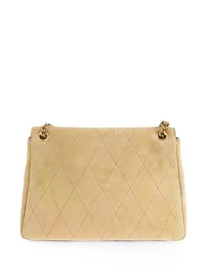 Tory Burch Quilted Suede Tote Bag