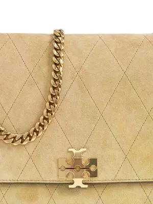 Tory Burch Quilted Suede Tote Bag