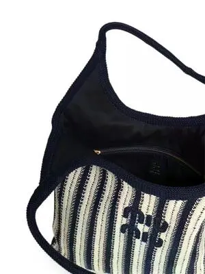Miu Miu Crocheted Striped Tote Bag